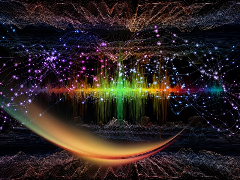 Elements of Light Wave stock illustration. Illustration of ...