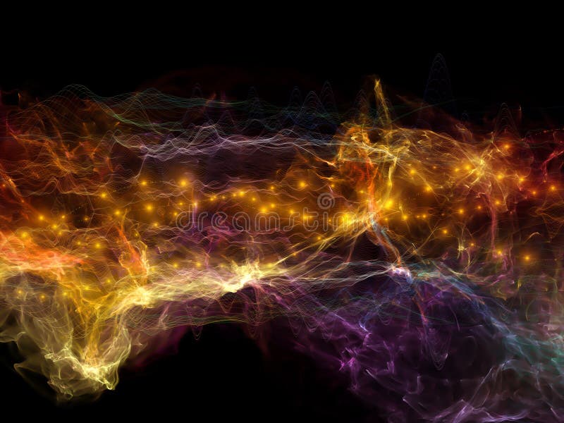 Elements of Light Wave stock illustration. Illustration of dimensional ...