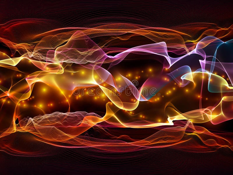 Elements of Light Wave stock illustration. Illustration of dynamic ...