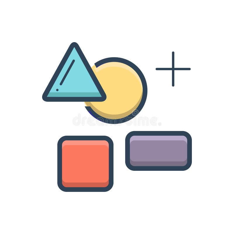 Color Illustration Icon for Elements Logo, Graphic and Symbol Stock ...