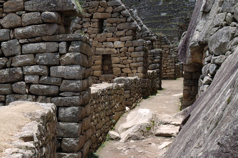 The Buildings in Machu Picchu, Peru Built with Granite Blocks, Weigh ...