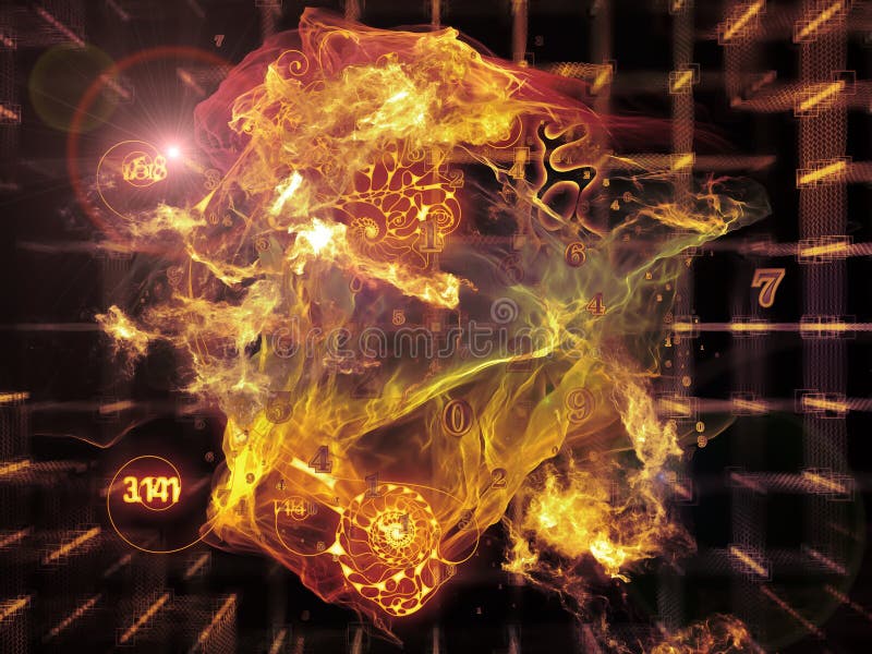 Elements of Math Visualization Stock Illustration - Illustration of ...