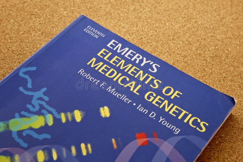 Elements of Medical Genetics Textbook. Studying Medicine Concept ...