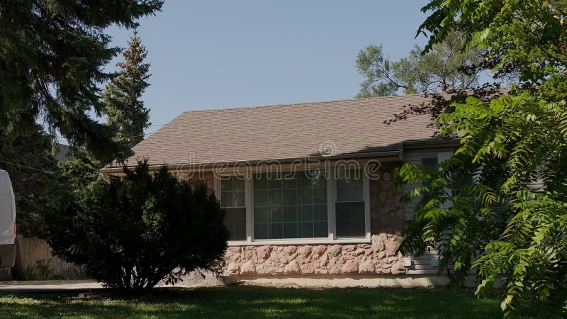 Elements of Middle Class Suburban American Home with Typical Modern ...