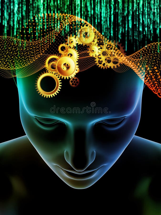 Paradigm of Information Stream Stock Illustration - Illustration of ...