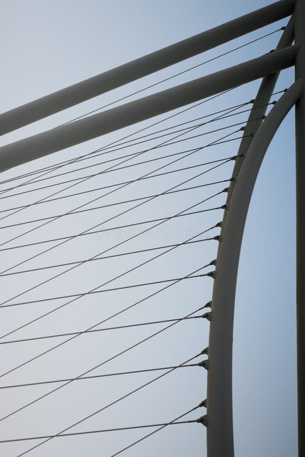 Elements of modern bridge stock image. Image of detail - 63857349