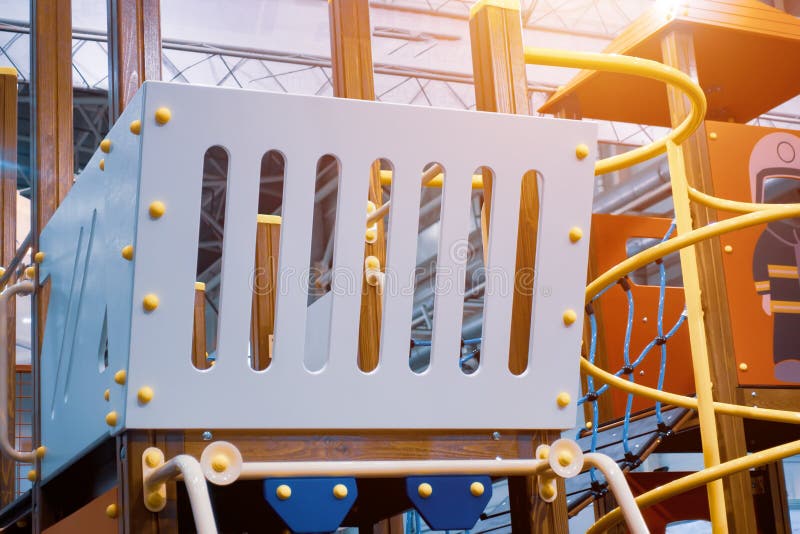 Elements of a Modern Street Playground Stock Photo - Image of outdoor ...