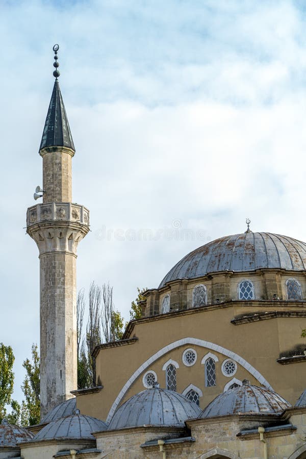 Elements of the Mosque: Towers and External Decoration. Stock Image ...