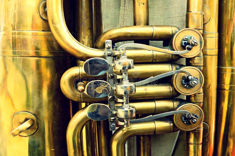 Elements Of The Musical Pipes Close Up Stock Image - Image of object ...