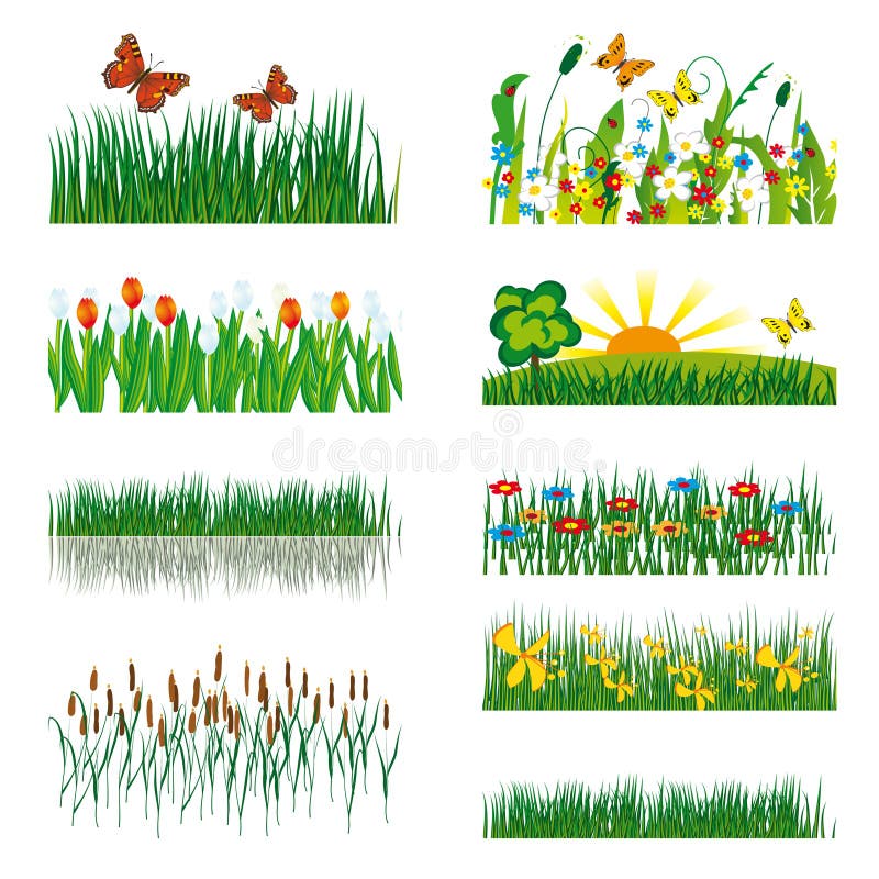 Elements of nature stock vector. Illustration of landscape - 19630119
