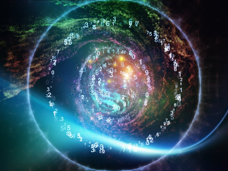 Elements of Numbers stock illustration. Illustration of oscillation ...