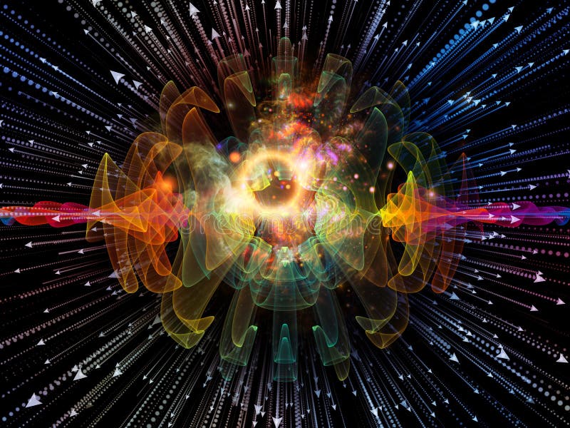 Elements of Oscillation stock illustration. Illustration of quantum ...