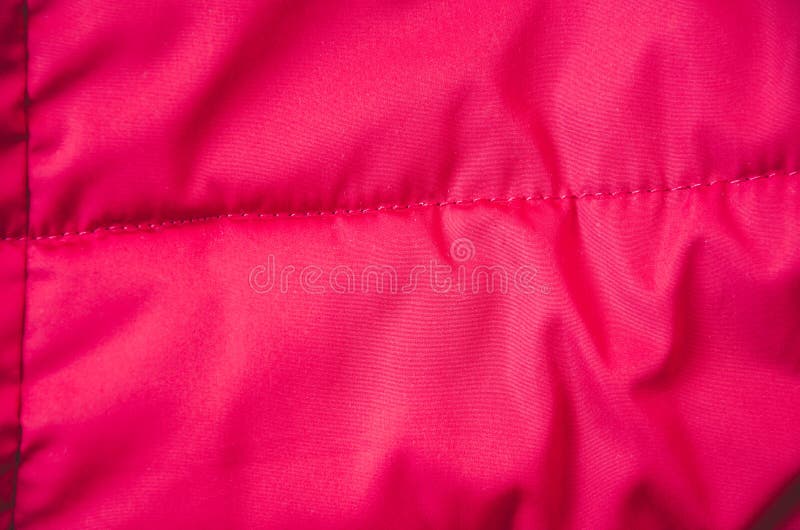 Material Polyester Red Close-up. Background, Texture Stock Image ...