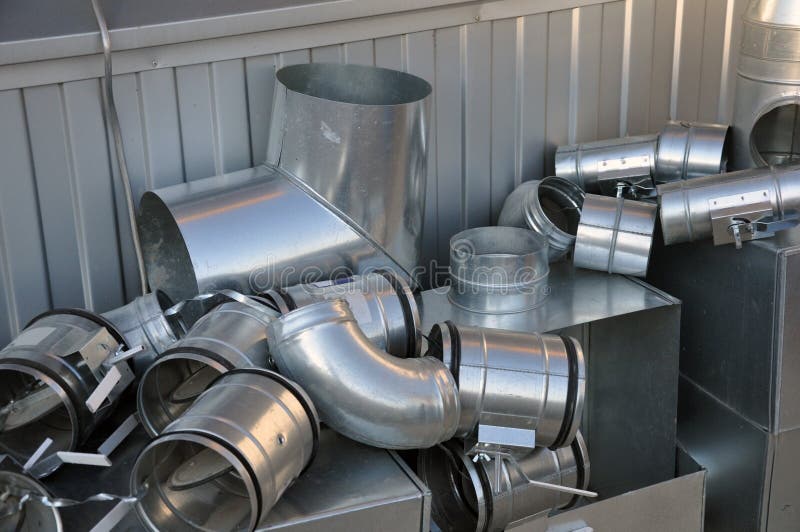 Elements and Parts Made of Galvanized Sheet for Various Ventilation ...