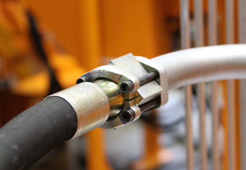 Elements of Pipe Connections Stock Image - Image of device, industry ...