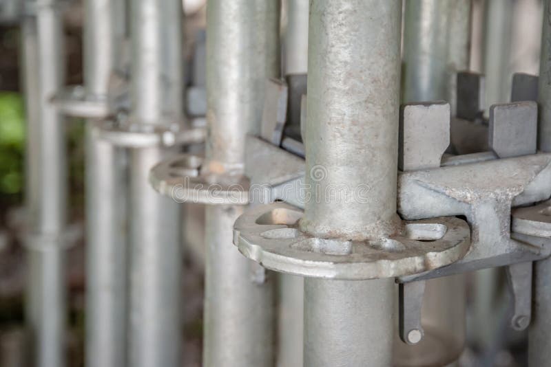 Elements of Scaffolding As Part of Equipment Stock Photo - Image of ...