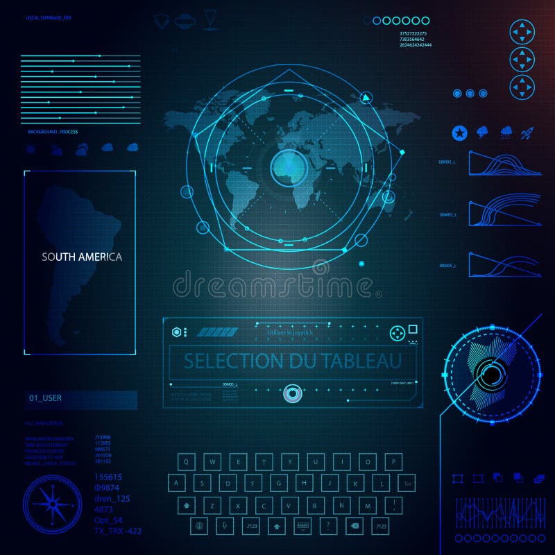 Elements Set for Infographics HUD Sci Fi Interfaces. Stock Illustration ... Elements Set for Infographics HUD Sci Fi Interfaces. Stock Illustration ...
