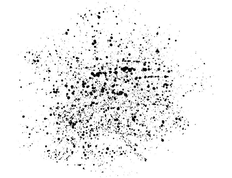 Elements of Spray Paint, Ink Blots. Vector Illustration Stock Vector ...