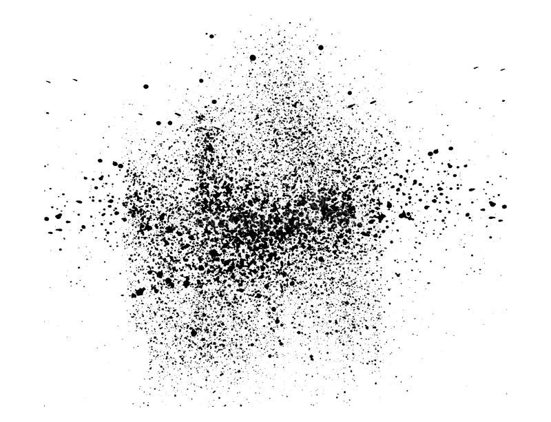 Elements of Spray Paint, Ink Blots. Vector Illustration Stock Vector ...