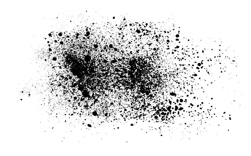 Elements of Spray Paint, Ink Blots. Vector Illustration Stock Vector ...