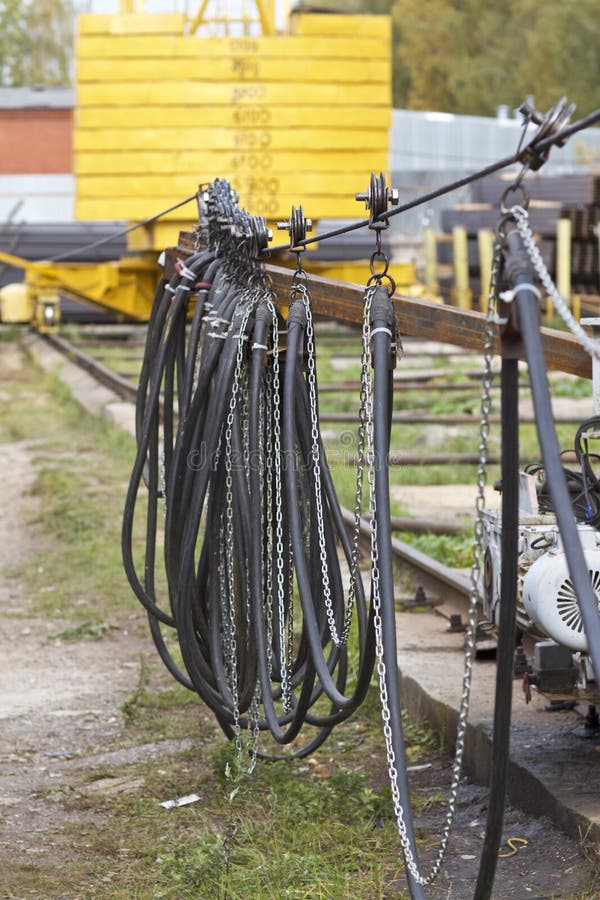 Elements of the System for Transporting a Current-carrying Cable Stock ...