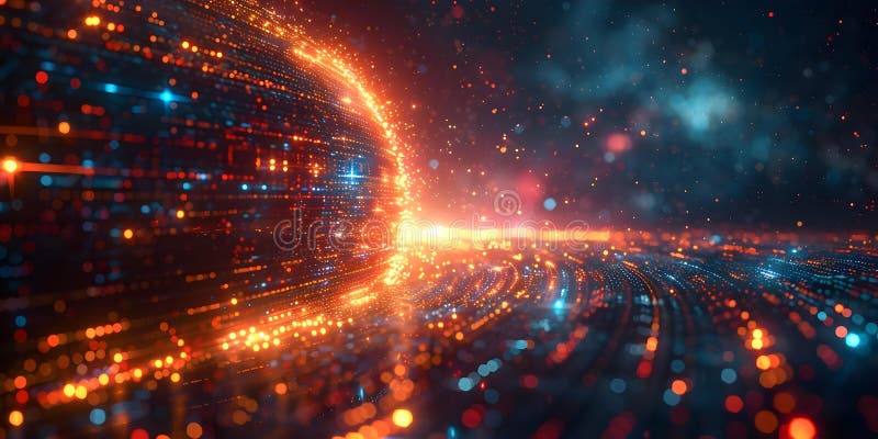 Elements Of Technology Abstract Representation Of Coding Web Development Design Hardware