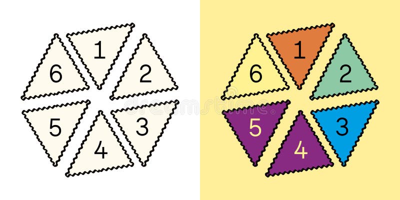 Elements for Text Placement and Numbers of Individual Parts Stock ...