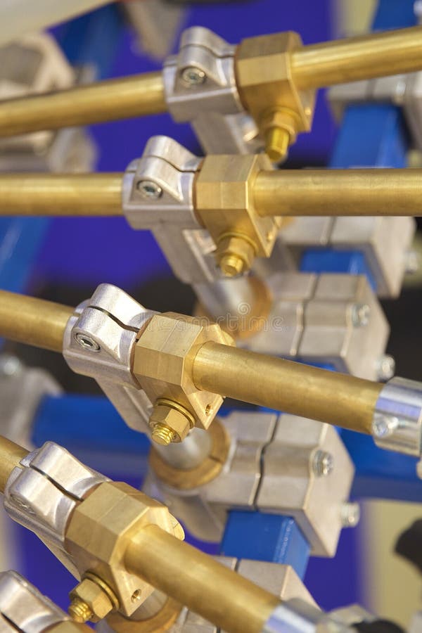 Elements of Various Industrial Fasteners Stock Photo - Image of ...