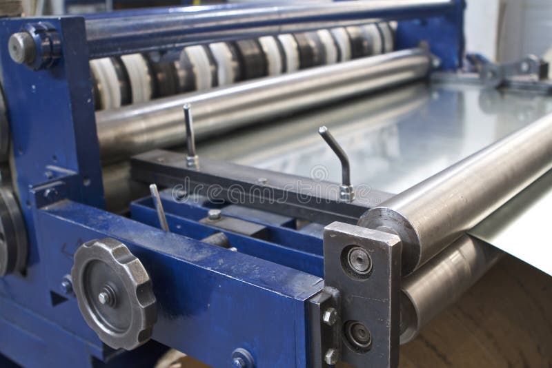 Elements of Various Sections of the Galvanized Steel Processing Line in ...