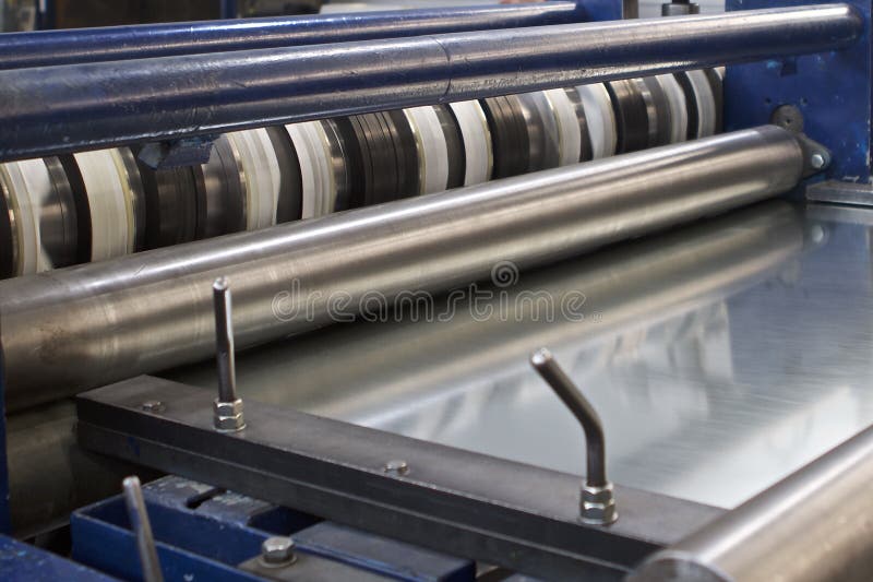 Elements of Various Sections of the Galvanized Steel Processing Line in ...