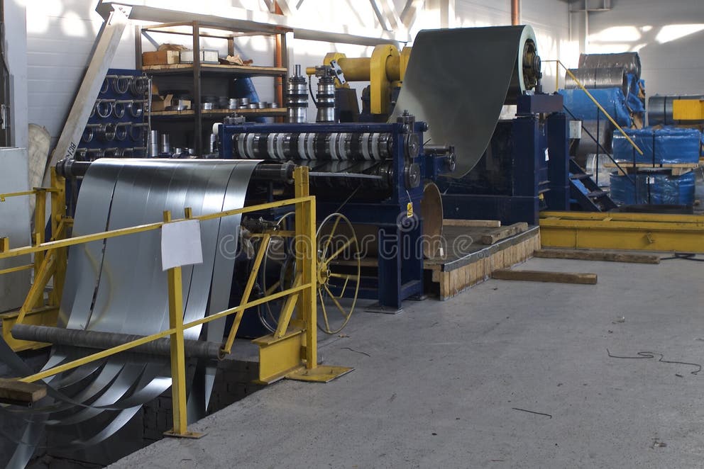 Elements of Various Sections of the Galvanized Steel Processing Line in ...