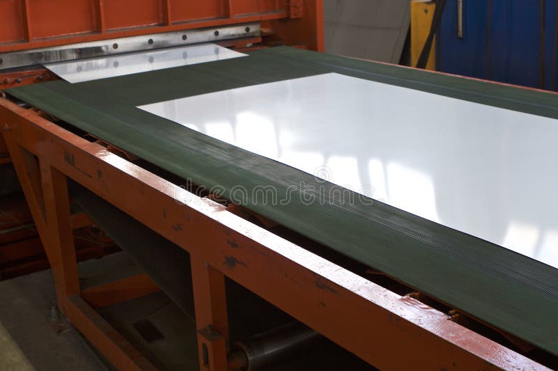 Elements of Various Sections of the Galvanized Steel Processing Line in ...