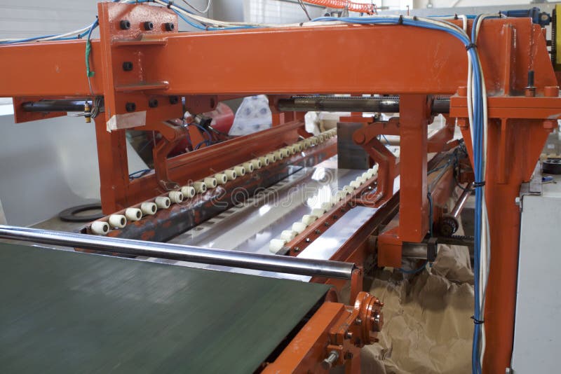 Elements of Various Sections of the Galvanized Steel Processing Line in ...