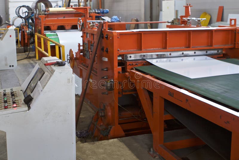 Elements of Various Sections of the Galvanized Steel Processing Line in ...