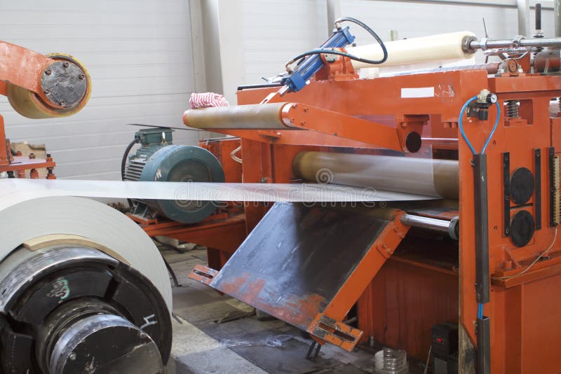 Elements of Various Sections of the Galvanized Steel Processing Line in ...