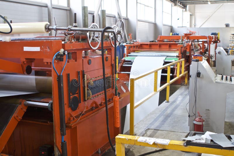 Elements of Various Sections of the Galvanized Steel Processing Line in ...