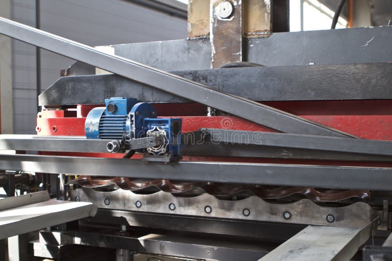 Elements of Various Sections of the Galvanized Steel Processing Line in ...