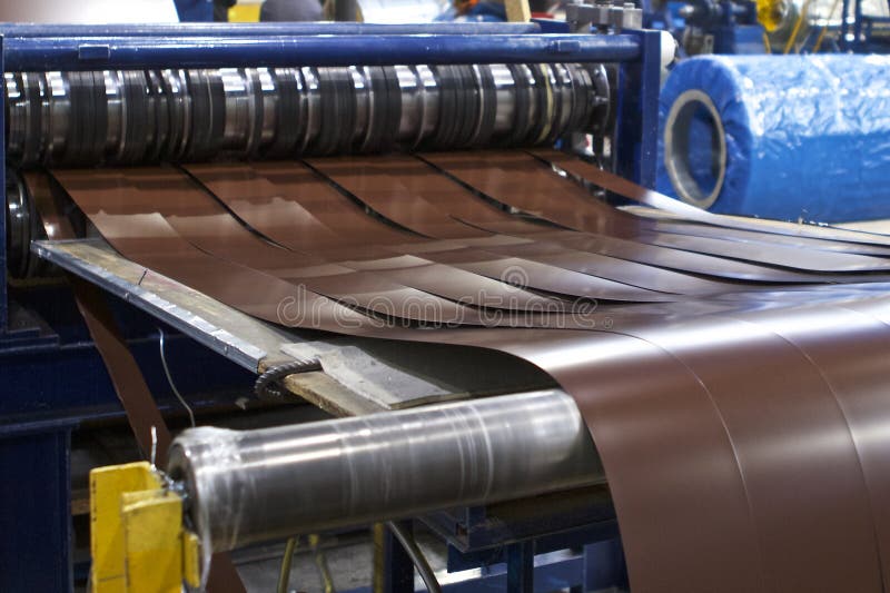 Elements of Various Sections of the Galvanized Steel Processing Line in ...