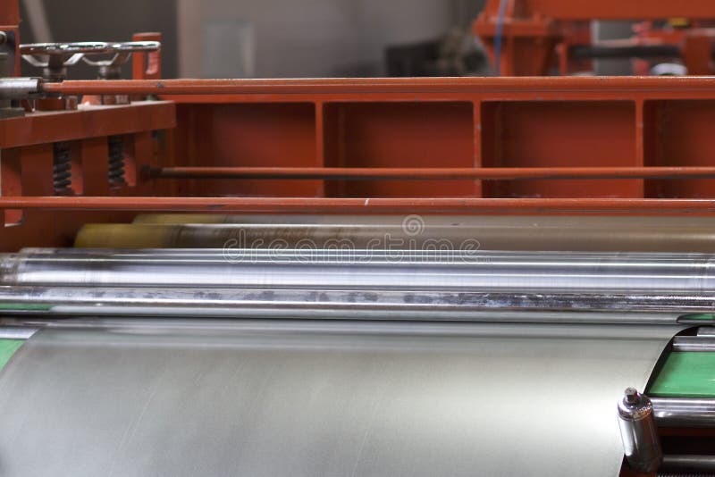 Elements of Various Sections of the Galvanized Steel Processing Line in ...