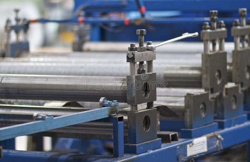 Elements of Various Sections of the Galvanized Steel Processing Line in ...