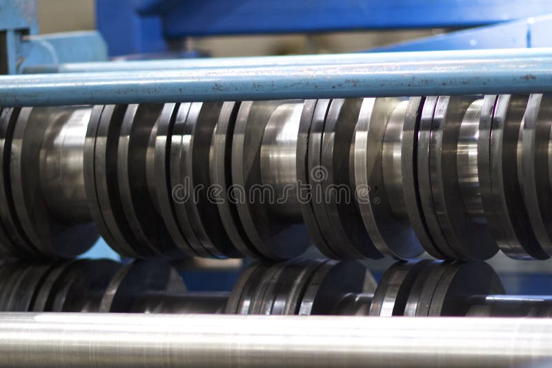 Elements of Various Sections of the Galvanized Steel Processing Line in ...