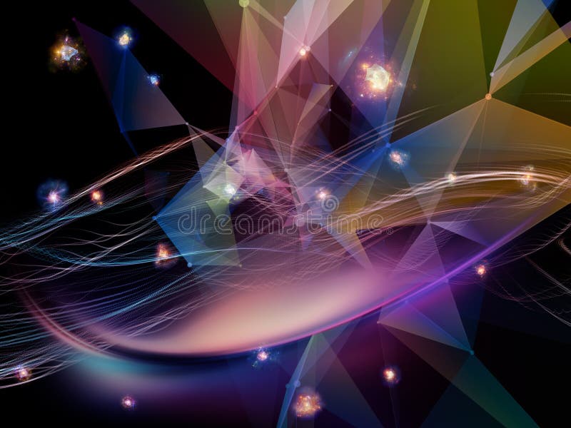 Elements of Virtual World stock illustration. Illustration of ...