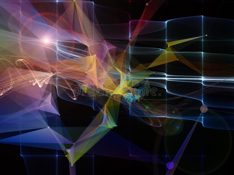 Elements of Virtual World stock illustration. Illustration of ...