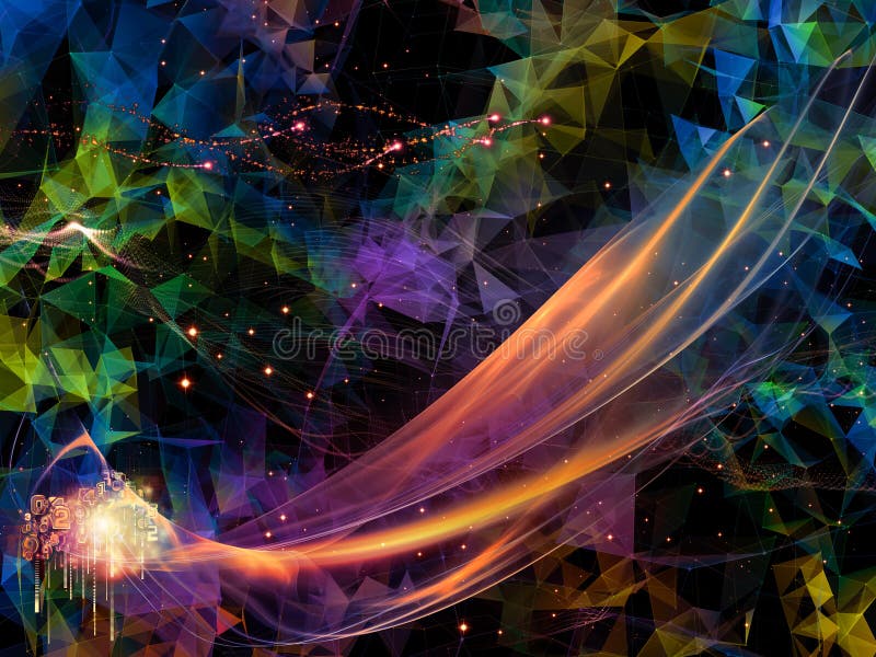 Elements of Virtual World stock illustration. Illustration of ...