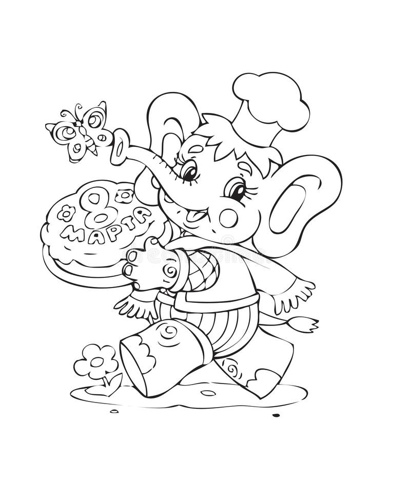 Elephant Eating Candy Stock Illustrations – 5 Elephant Eating Candy ...