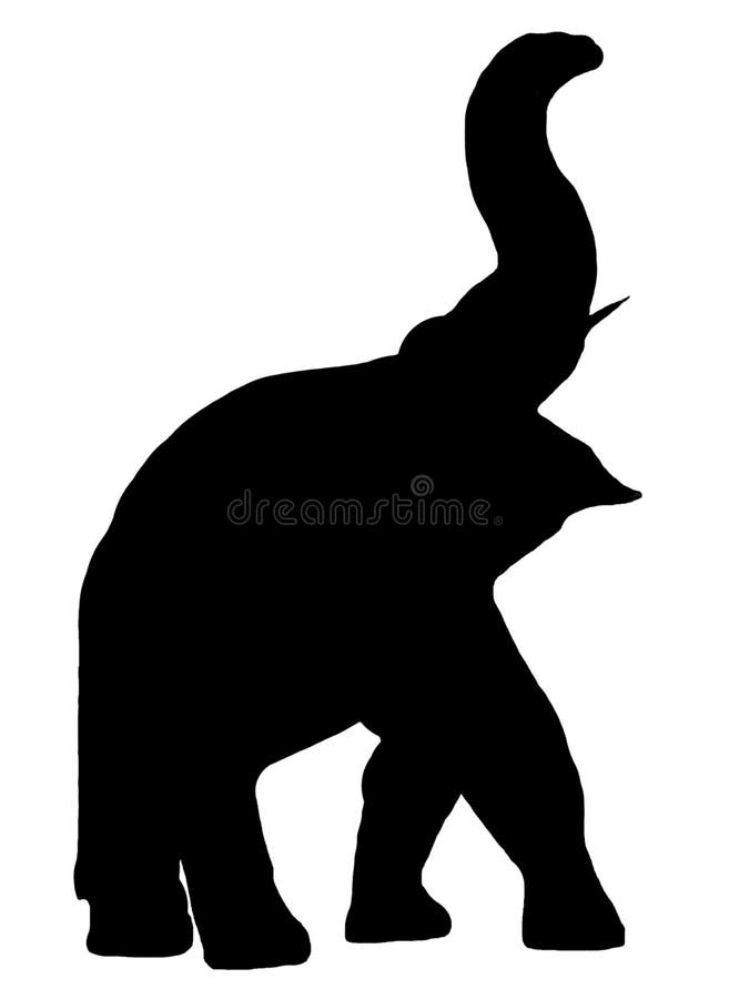Trunk Up Elephant Stock Illustrations – 112 Trunk Up Elephant Stock ...
