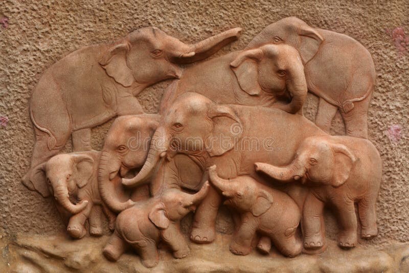 Elephant architecture stock image. Image of statue, molded - 23363025
