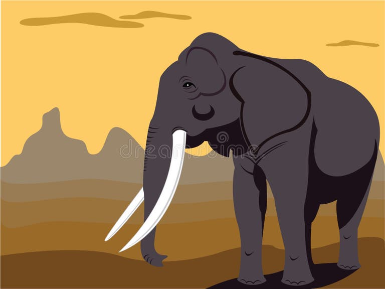 Bull Elephant Stock Illustrations – 1,924 Bull Elephant Stock ...