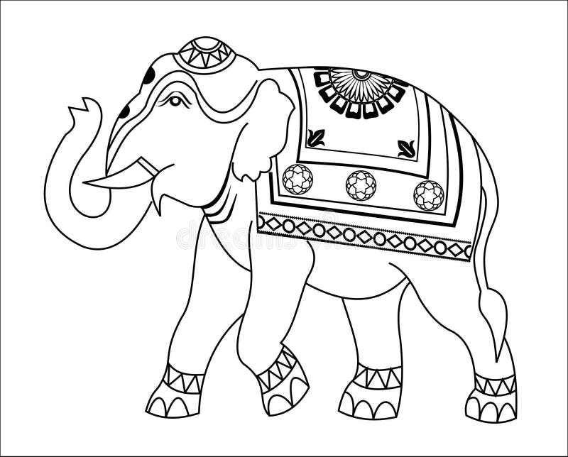 Elephants Drawing Design