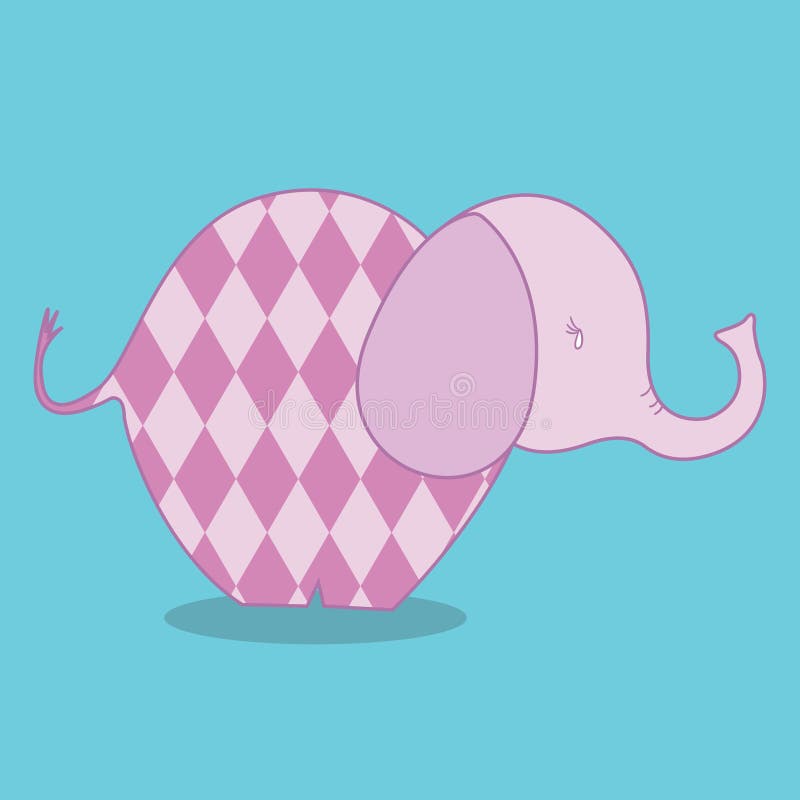 Elephant diamond 04 stock vector. Illustration of diamond - 197983900